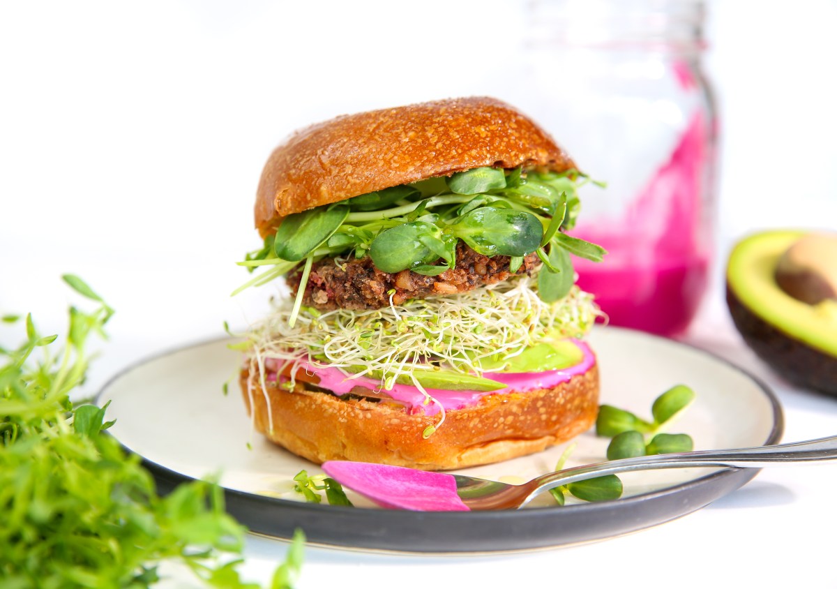 The Ultimate Sprouted Veggie Burger – Sproutman SproutLab