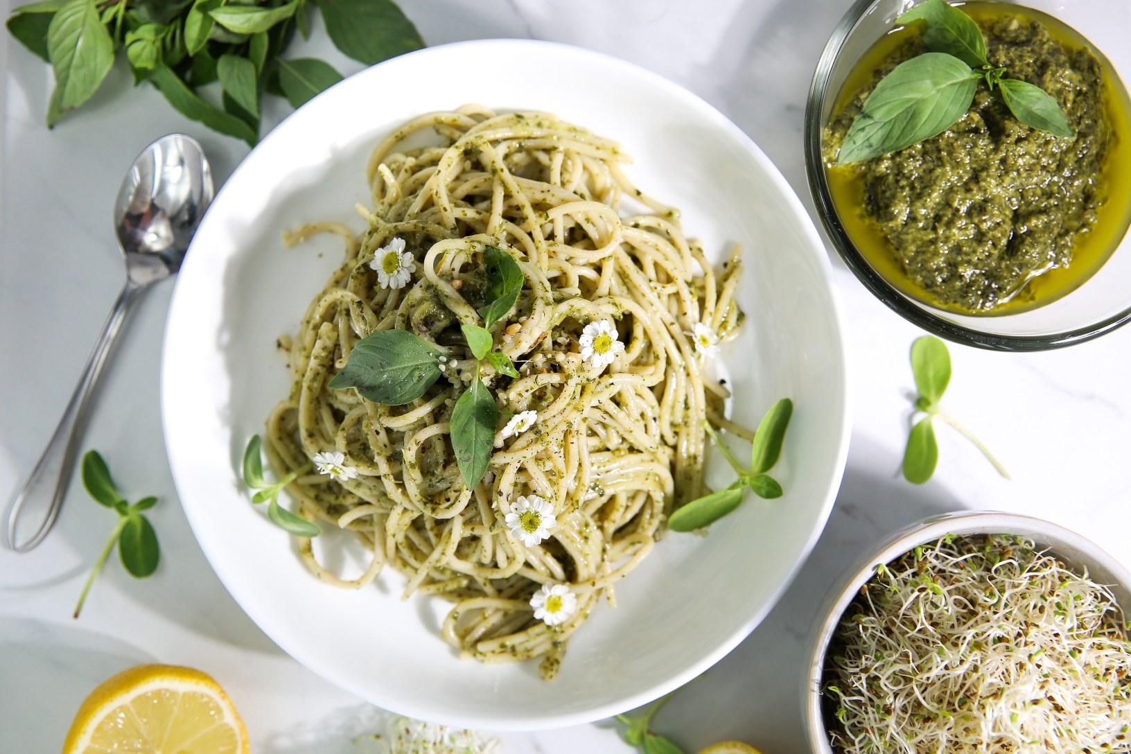 Upgraded Pesto with Broccoli Sprouts – Sproutman SproutLab