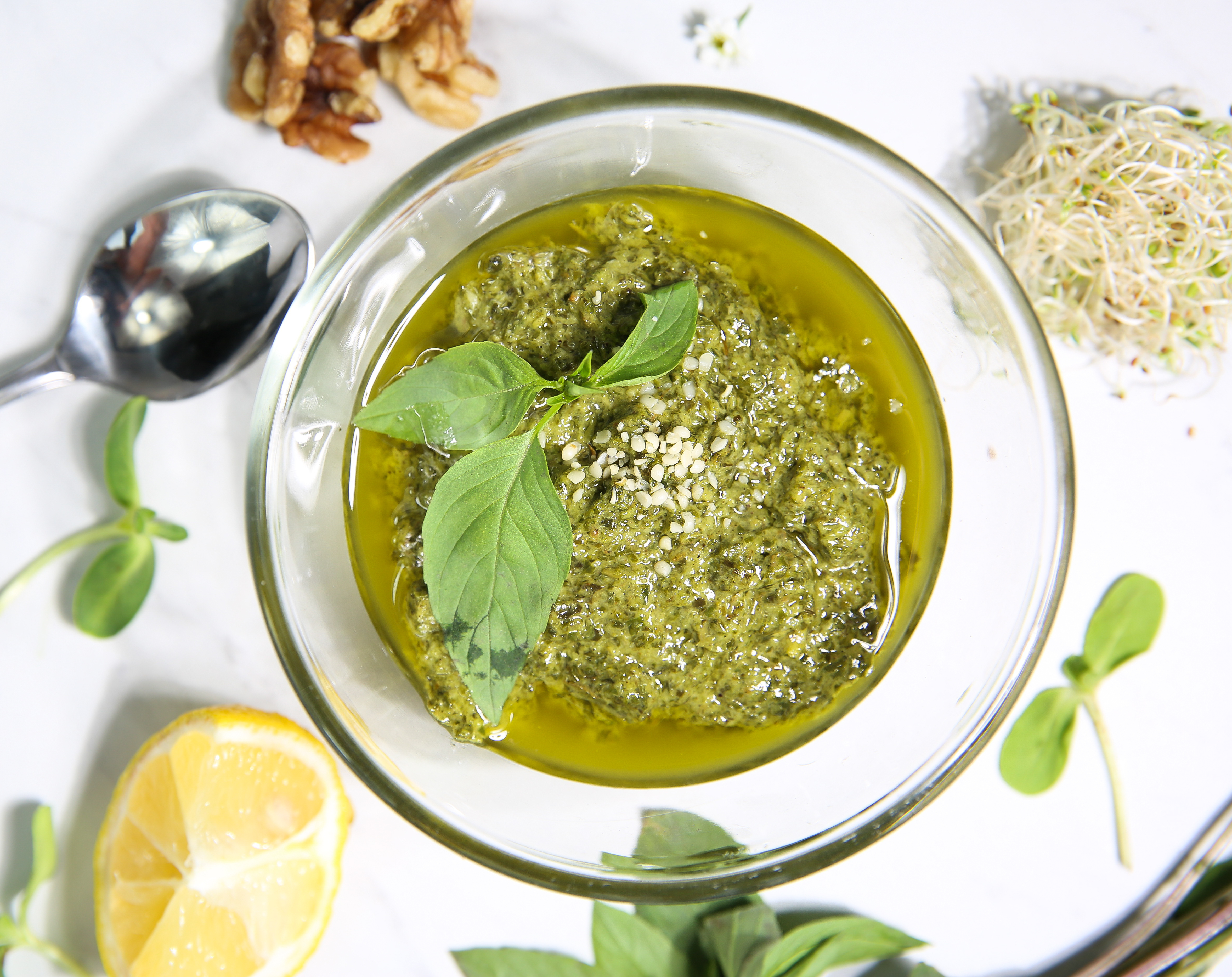 Upgraded Pesto with Broccoli Sprouts – Sproutman SproutLab